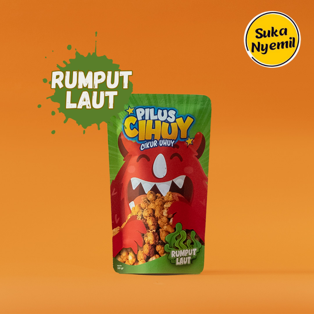 Jual SUKA NYEMIL - Pilus Cihuy Rumput Laut (50 gram) Cikur Uhuy Jajanan ...