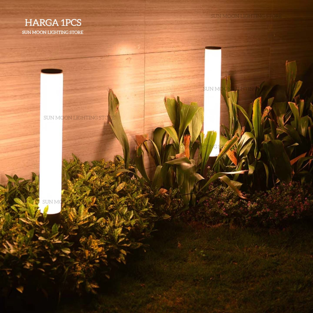 Jual lampu standing bulat led 30w waterproof 100cm stand 1m tanam ...