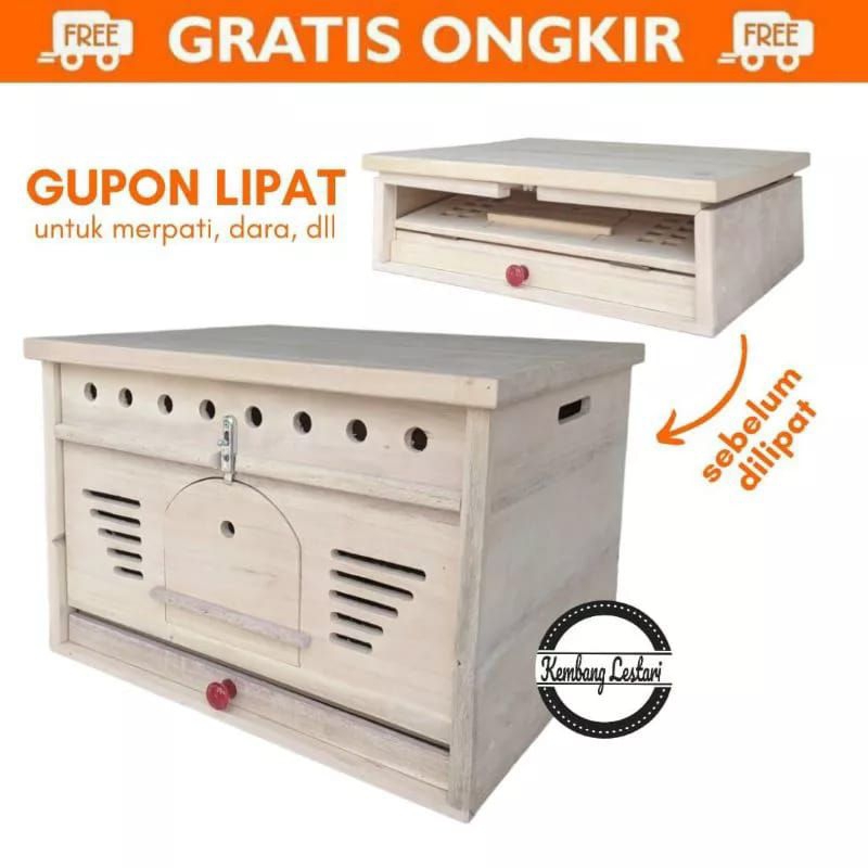 Jual PAGUPON GUPON MERPATI LIPAT KANDANG MERPATI KAYU BOX KAYU | Shopee ...