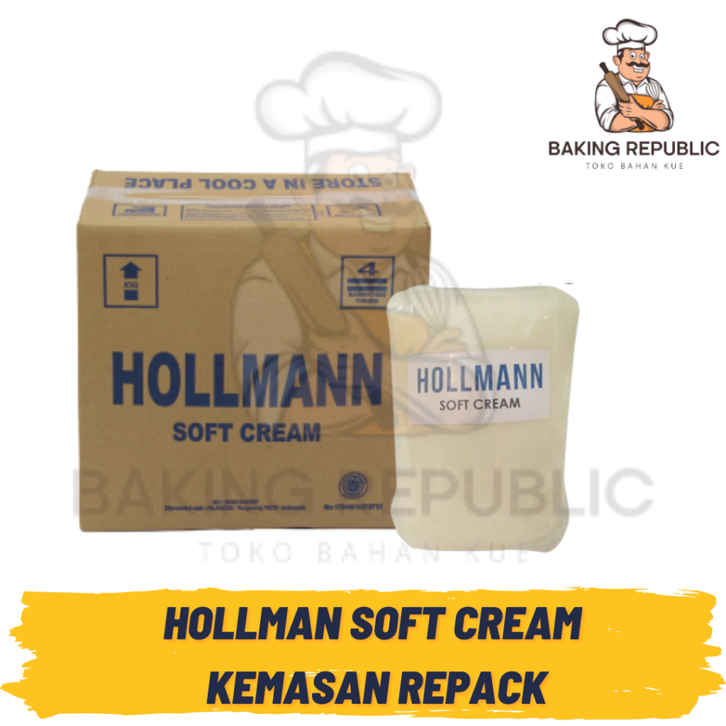 Jual HOLLMAN SOFT CREAM | 250 GR | 500 GR | 1 KG | KEMASAN REPACK ...