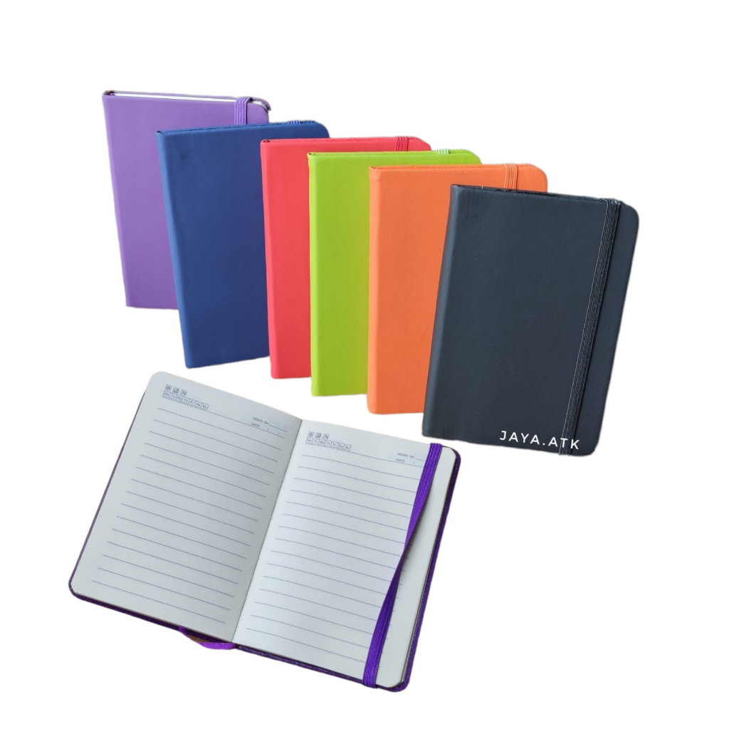 Jual NOTEBOOK BUKU TULIS CATATAN A6 MINI KECIL POLOS WARNA MEMO NOTES ...