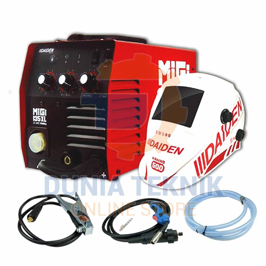 Jual Mesin Las DAIDEN CO2 MIGi 135 XL 5 Kg MMA MIG 135XL CO 2 Gasless ...
