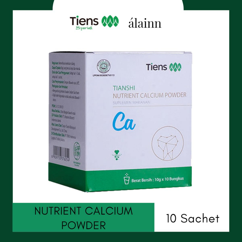 Jual Kalsium Tinggi Badan Nutrient Calcium Powder 1 Box / 10 Sachet ...