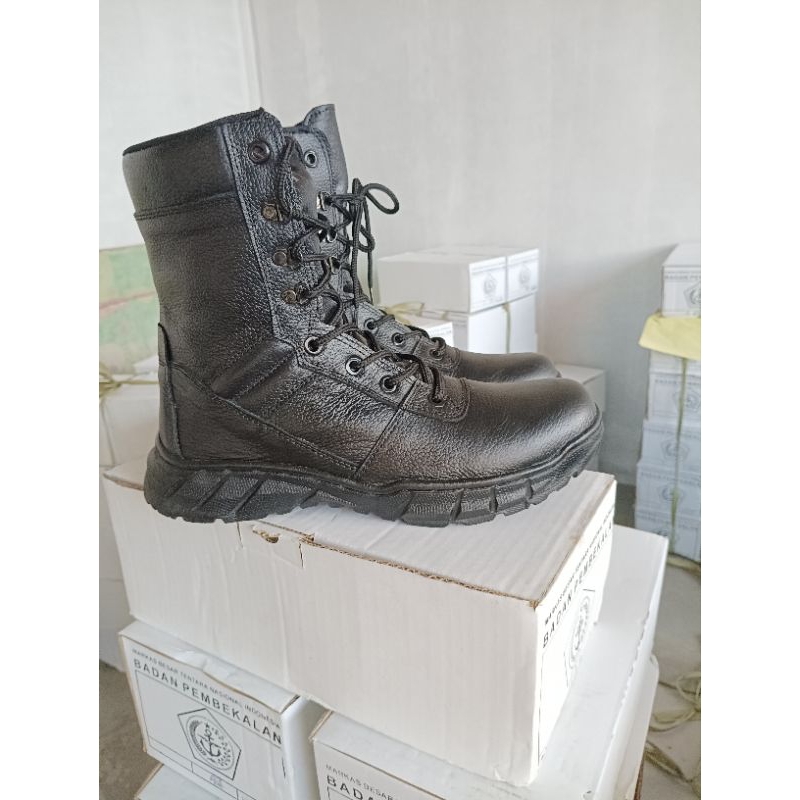 Jual Sepatu pdl tni sepatu pdl kulit asli sepatu pdl sleting | Shopee ...