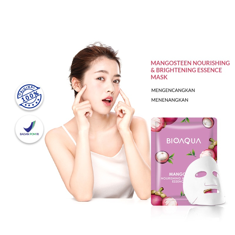 Jual BIOAQUA MASK SERIES SHEET MASK HYDRATING ESSENCE 10X THE EFFECT MASKER BIJI BUAH | Shopee ...