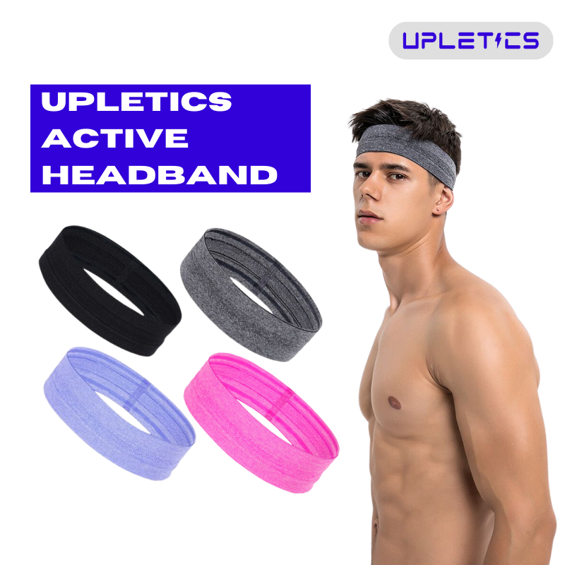 Jual Upletics Active Sport Headband Anti Slip | Ikat Kepala Olahraga Lari | Shopee Indonesia