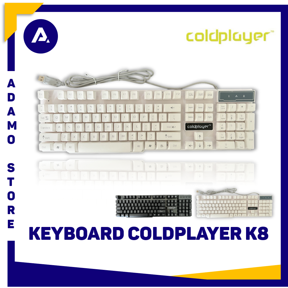 Jual Keyboard Coldplayer K8 USB Office Keyboard | Shopee Indonesia
