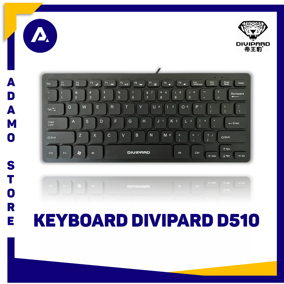 Jual Keyboard Mini Divipard D510 Portable USB Business Keyboard ...