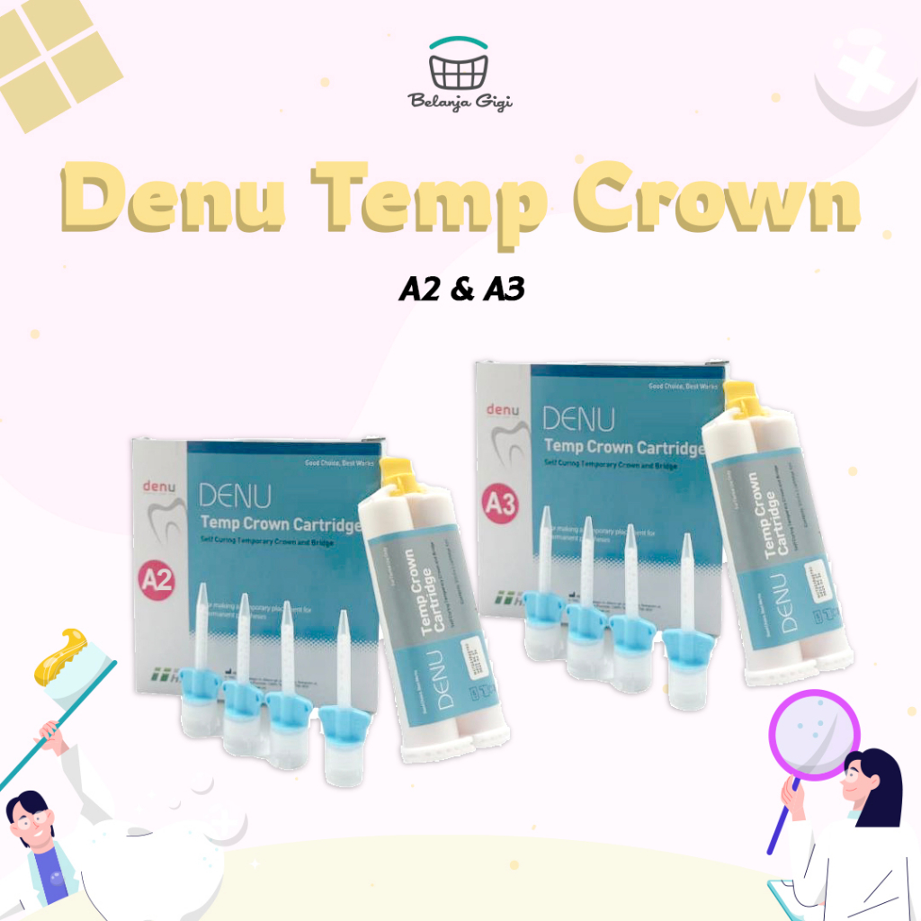 Jual Temporary Crown DENU Korea / DENU Temp Crown Dental / Mahkota ...