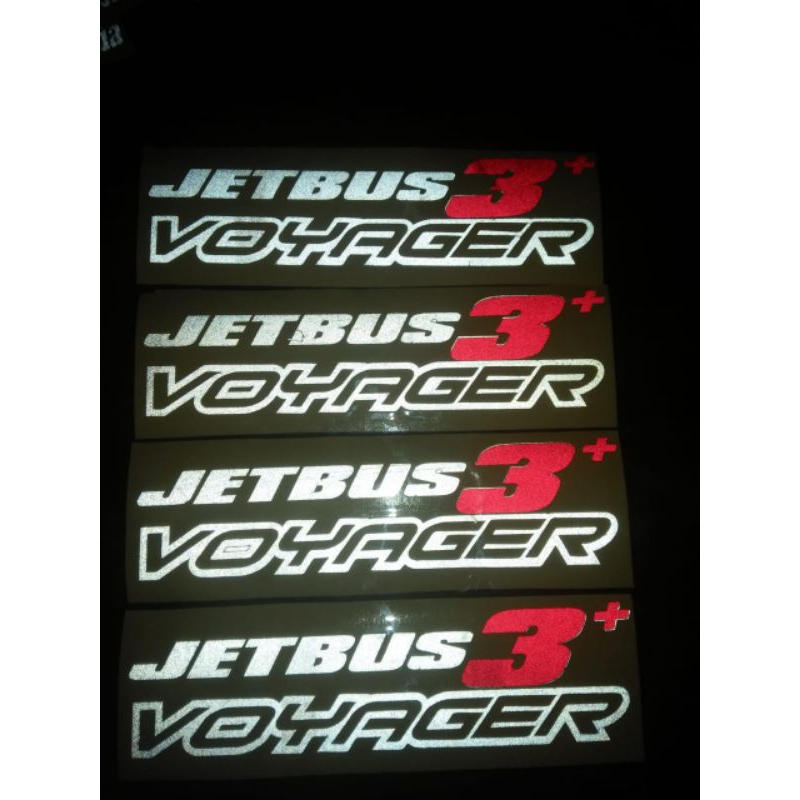 Jual sticker stiker bus bis jetbus 3 voyager | Shopee Indonesia