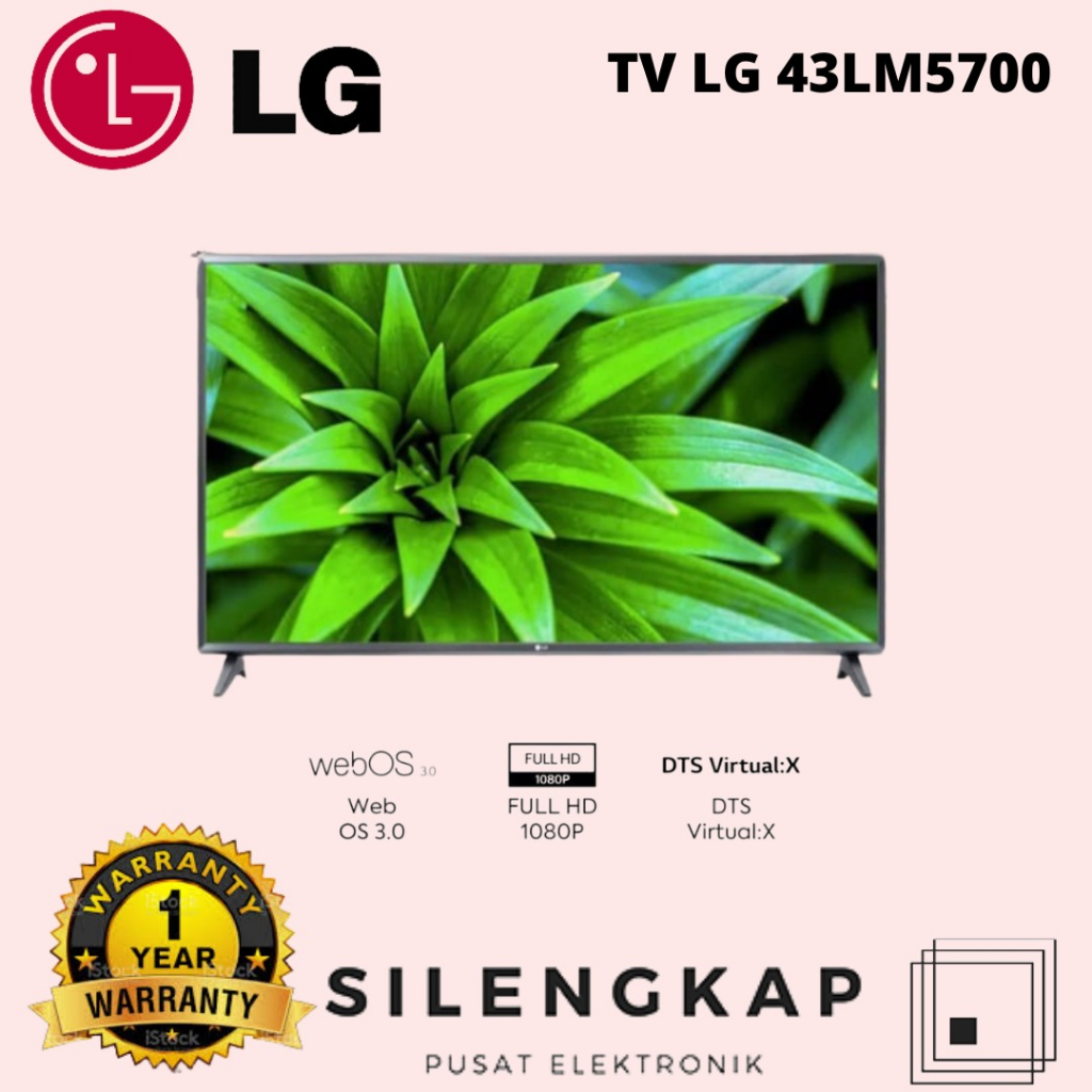 Jual LED TV LG 43LM5700 SMART TV FULL HD ACTIV HDR 43LM5700PTC | Shopee ...