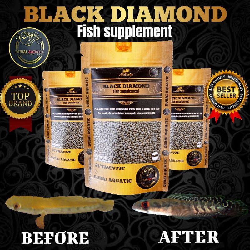 Jual Pelet pakan ikan black diamond dan blood diamond original dubai ...