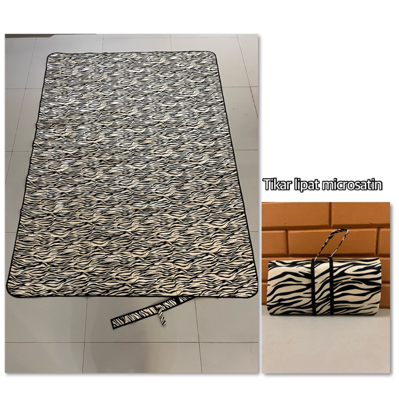 Jual TIKAR LIPAT PIKNIK 200X150 CM STANDAR TIKAR LIPAT MICROSATIN ...