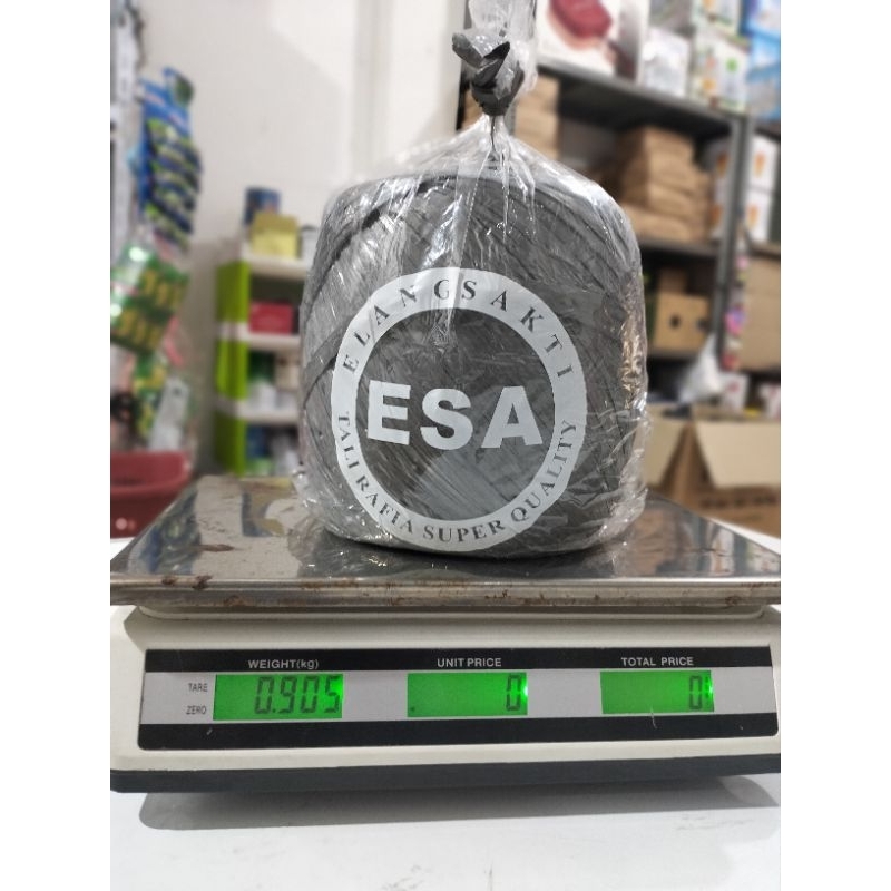 Jual Ali Rafia Hitam 1 kg Merk Esa-Tali Rafia Jumbo-Tali Plastik ...