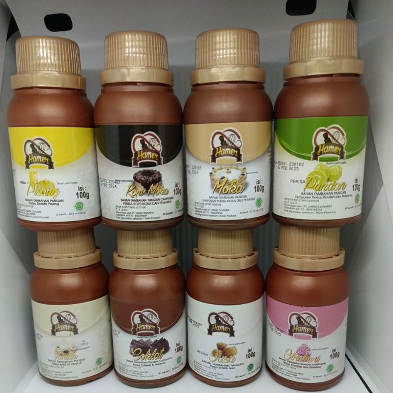 Jual HAMER PASTA PERISA KUE BAHAN MAKANAN KUE BAKING 100 gr | Shopee ...