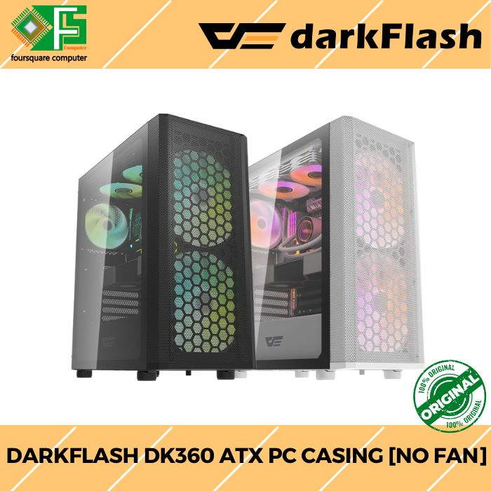 Jual PC Casing DarkFlash DK360 ATX | Casing Computer ATX | Shopee Indonesia