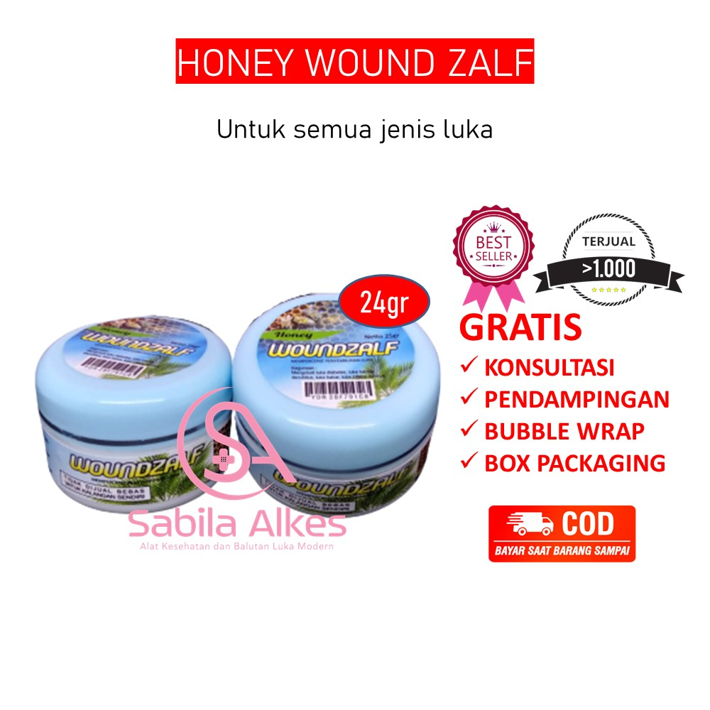 Jual Honey wound zalf Salep Luka 24 gram | Shopee Indonesia