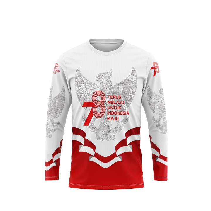 Jual kaos baju 17 agustus HUT RI ke 78 art 21 Fullprint 3D terbaru 2023 | Shopee Indonesia