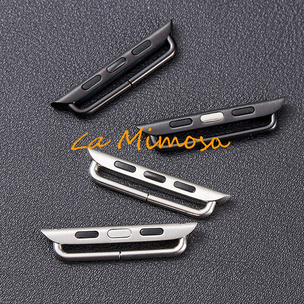 Jual Metal Watch Strap Band Adapters Connectors Apple Watch Iwatch 38mm ...