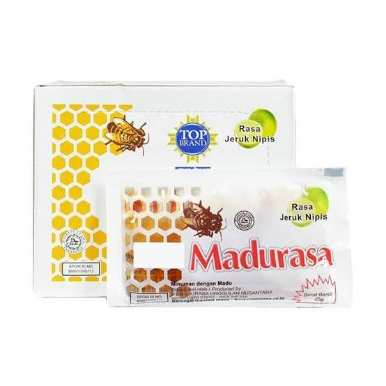Jual Madu Rasa 1 box Isi 12 Sachet Madu Rasa Cair Rasa Original / Rasa Jeruk Nipis | Shopee ...