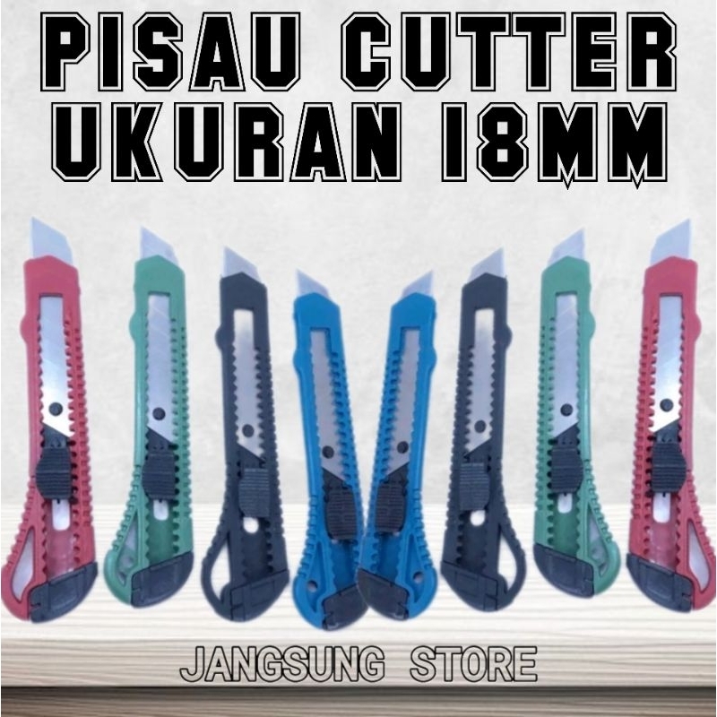 Jual Pisau Cutter Ukuran 18mm | Shopee Indonesia