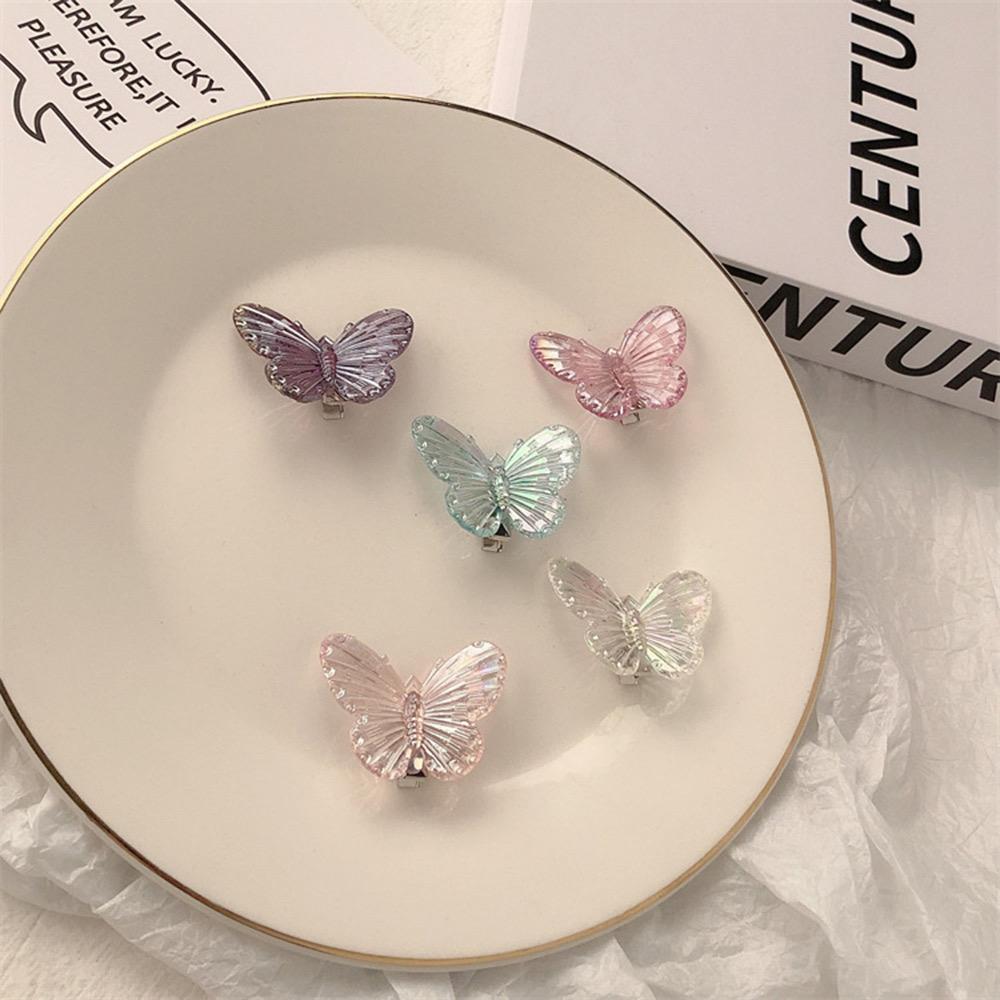Jual Jepit Rambut Kupu Mini Jepit Butterfly Transparant Kecil Jepit ...