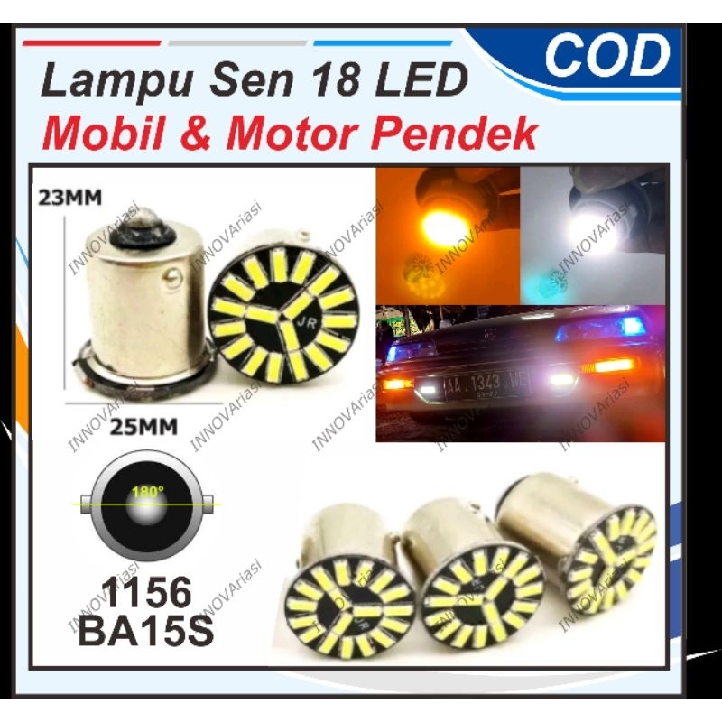 Jual LAMPU SEN KEDIP CEPAT MOBIL & MOTOR , ATRET MUNDUR MOBIL 18 LED ...