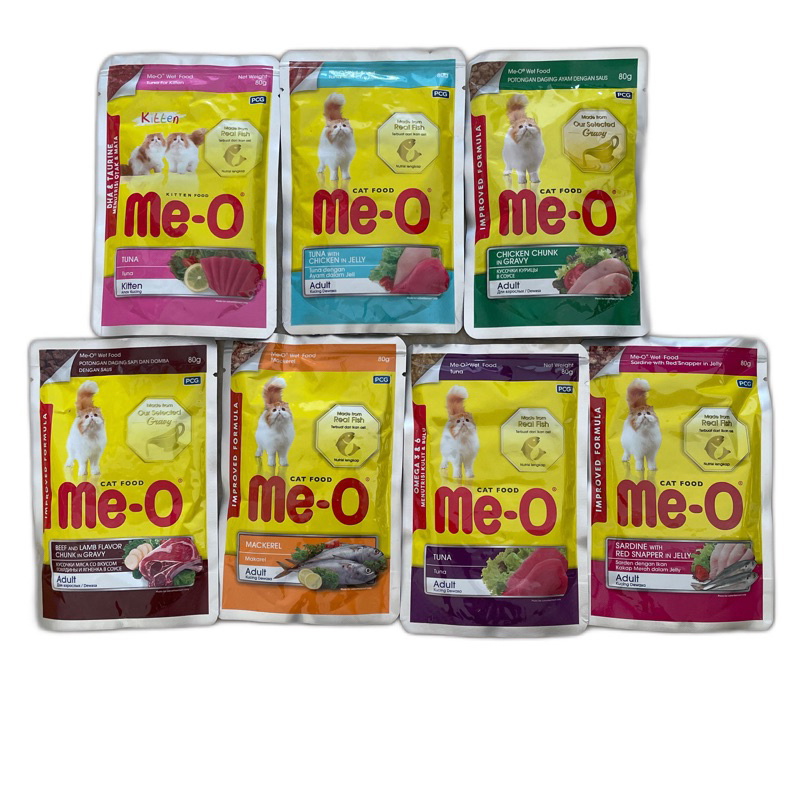 Jual Meo pouch wet cat food sarden kucing | Shopee Indonesia