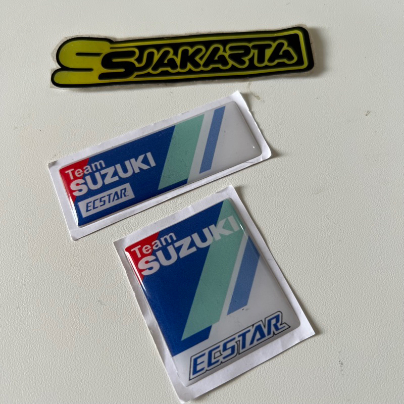 Jual STIKER STICKER EMBLEM TEAM SUZUKI ECSTAR TIMBUL | Shopee Indonesia