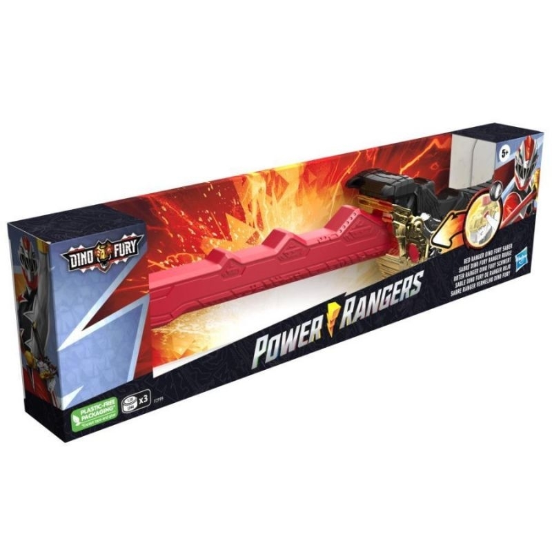 Jual Power Rangers Dino Fury Red Ranger Dino Fury Saber Mainan Pedang ...