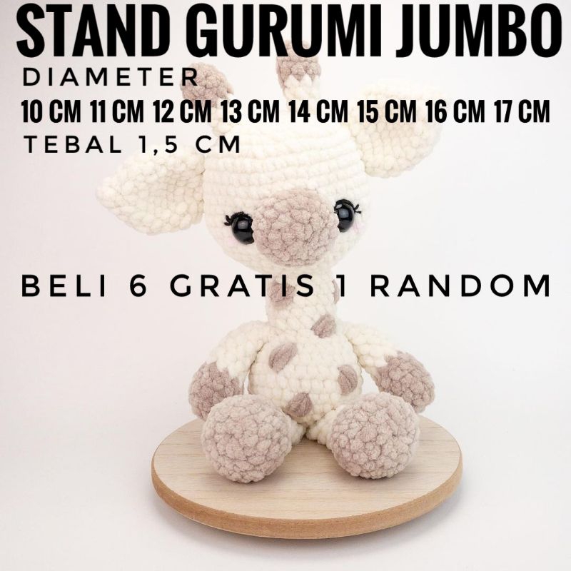 Jual STANDING AMIGURUMI JUMBO BERBAGAI UKURAN/STAND BONEKA BERBAGAI ...