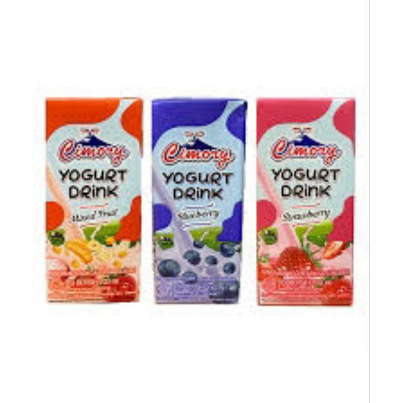 Jual surabaya ecer cimory yogurt drink uht 200 ml 200ml strawberry blueberry | Shopee Indonesia