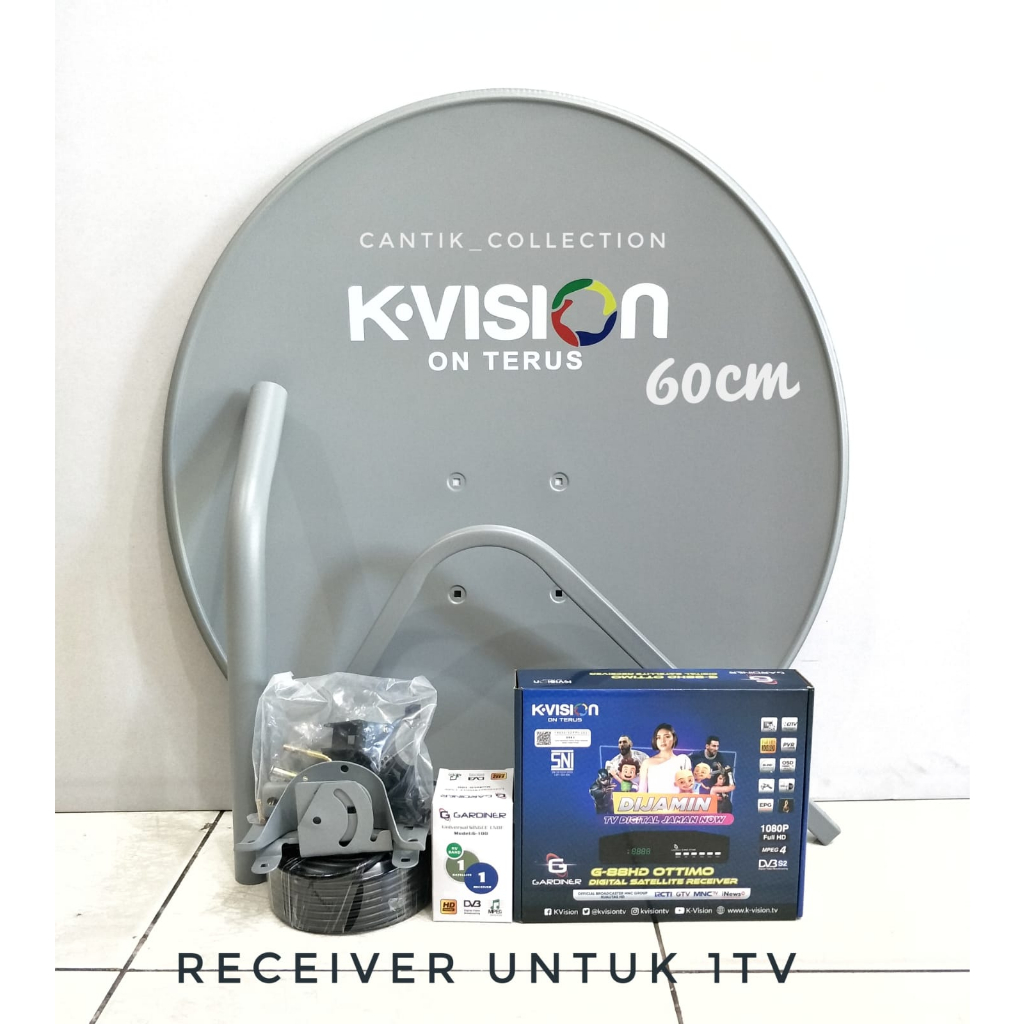 Jual Parabola Mini 45 cm Full Set Kvision Lengkap Receiver Gardiner ...