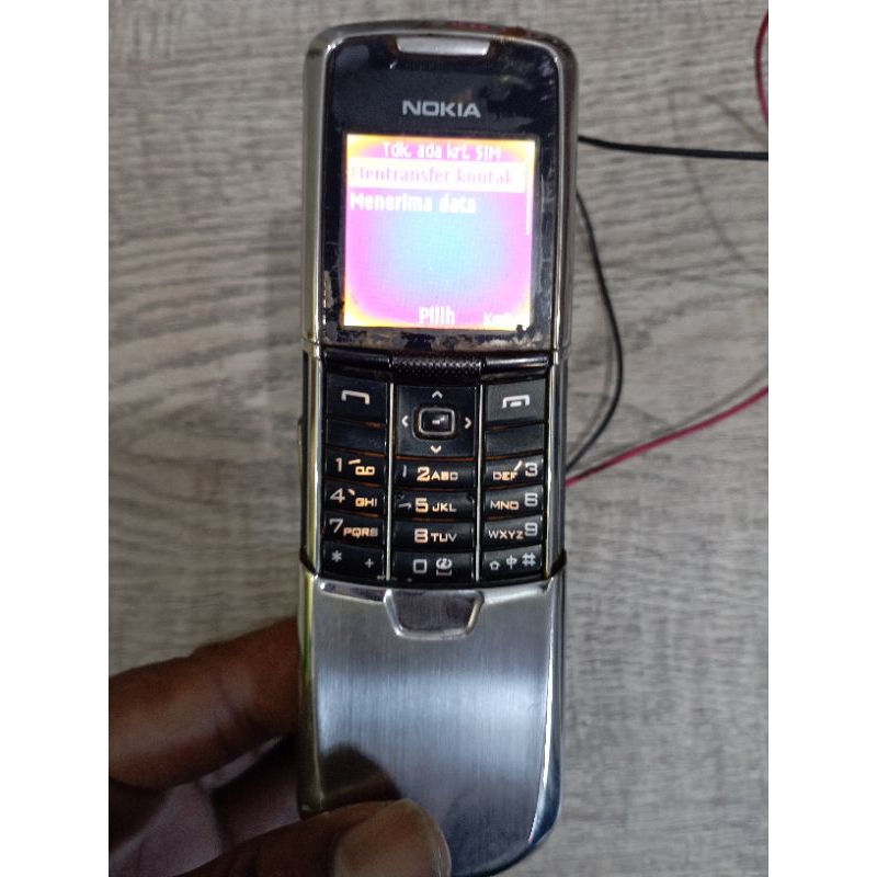 Jual NOKIA 8800 clasic RM 13 normal lcd sedow clasic black stenles ...