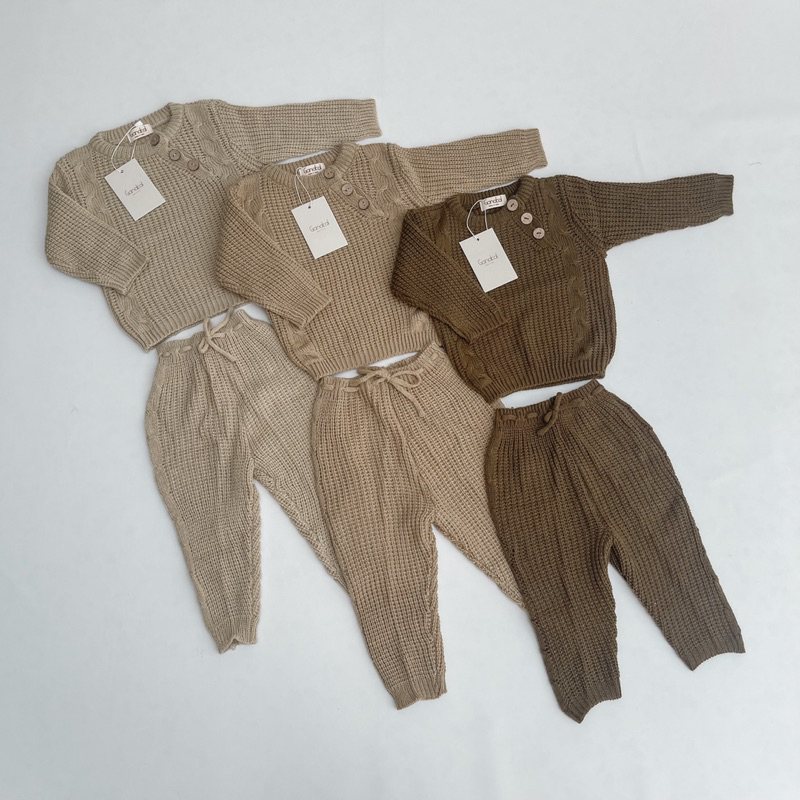 Jual GANAKAL - Edith Baby Newborn Knit Set | Shopee Indonesia