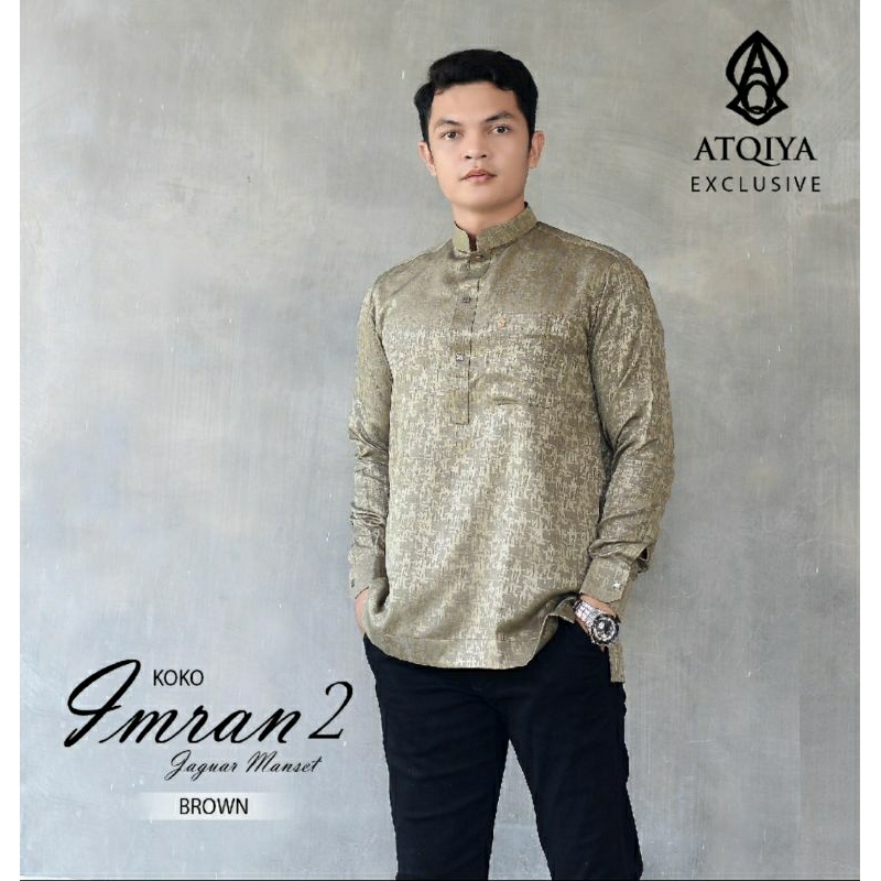 Jual Koko Imran 2 by Atqiya Exclusive / Koko Dewasa / Busana Muslim Moderen / Koko Terbaru ...