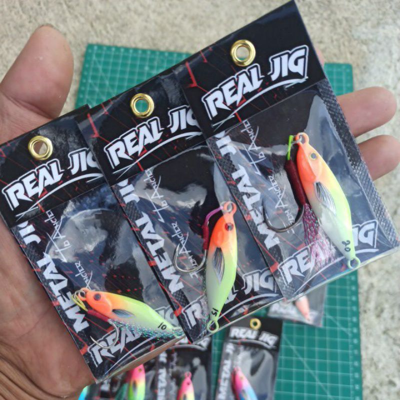Jual micro jig killer duo tetra10g 15g 20g full gid metal jig duo tetra umpan pancing real jig ...
