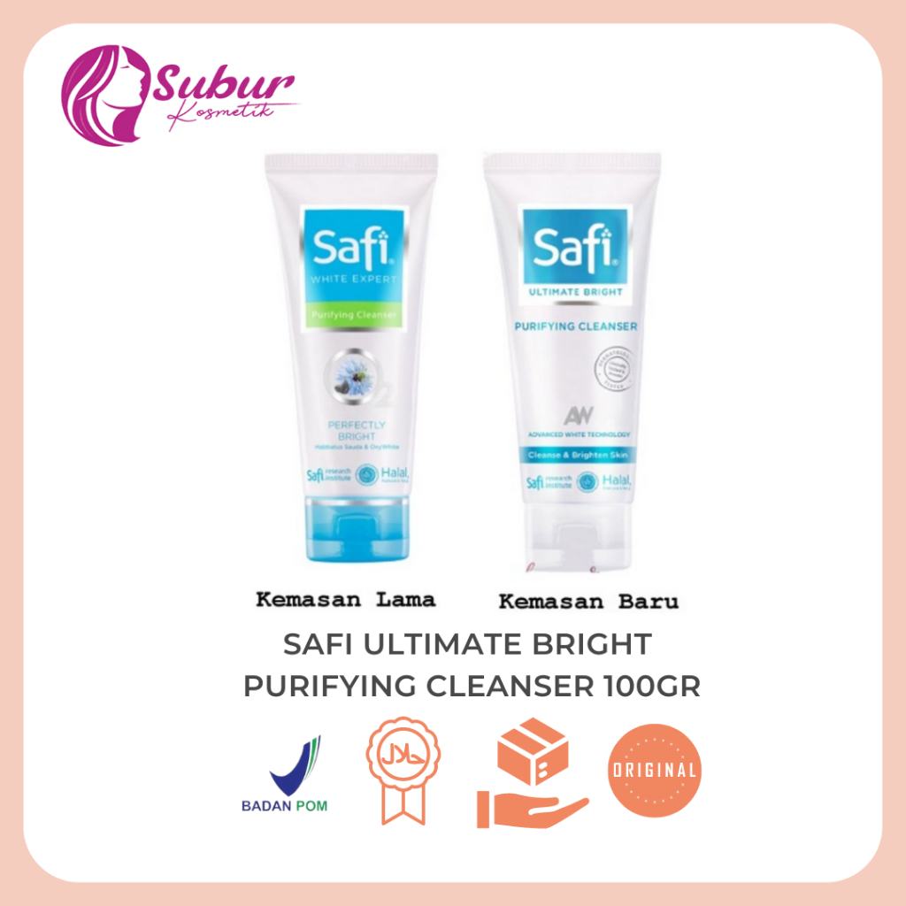 Jual Safi Ultimate Bright Purifying Cleanser/Sabun Wajah 100Ml (biru) | Shopee Indonesia