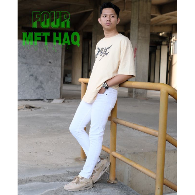 Jual MFTHAQ-Celana Jeans Putih Distro Model Skinny Street SlimFit ...