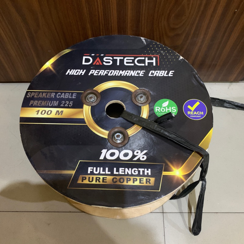 Jual Kabel Premium Speaker Dastech 2x2,5mm FULL TEMBAGA per meter ...