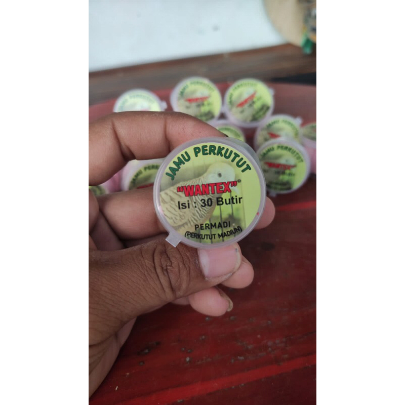 Jual jamu burung perkutut WANTEX DOBEL POWER (MERAH) | Shopee Indonesia
