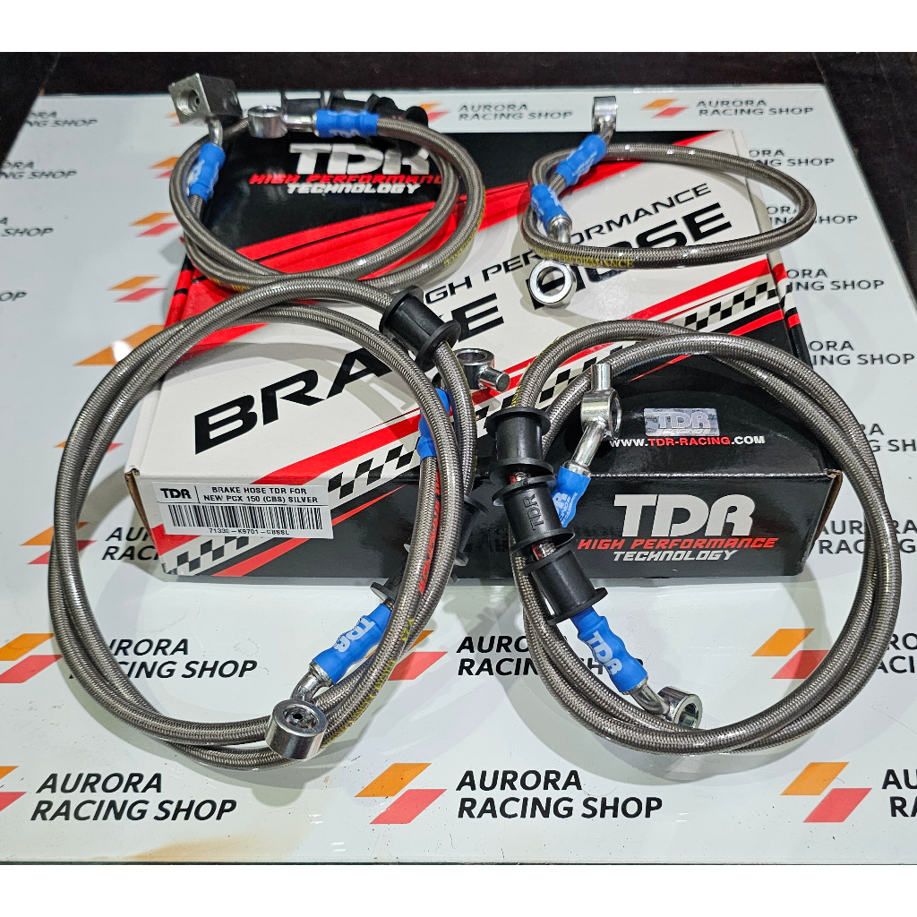Jual Selang Rem Set New PCX 150 CBS / PCX 160 CBS - TDR Racing Original ( SILVER ) | Shopee ...