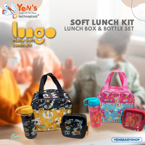 Jual LUNGO MARIE SOFT LUNCH KIT / LUNCH BOX SET DENGAN TAS | Shopee ...
