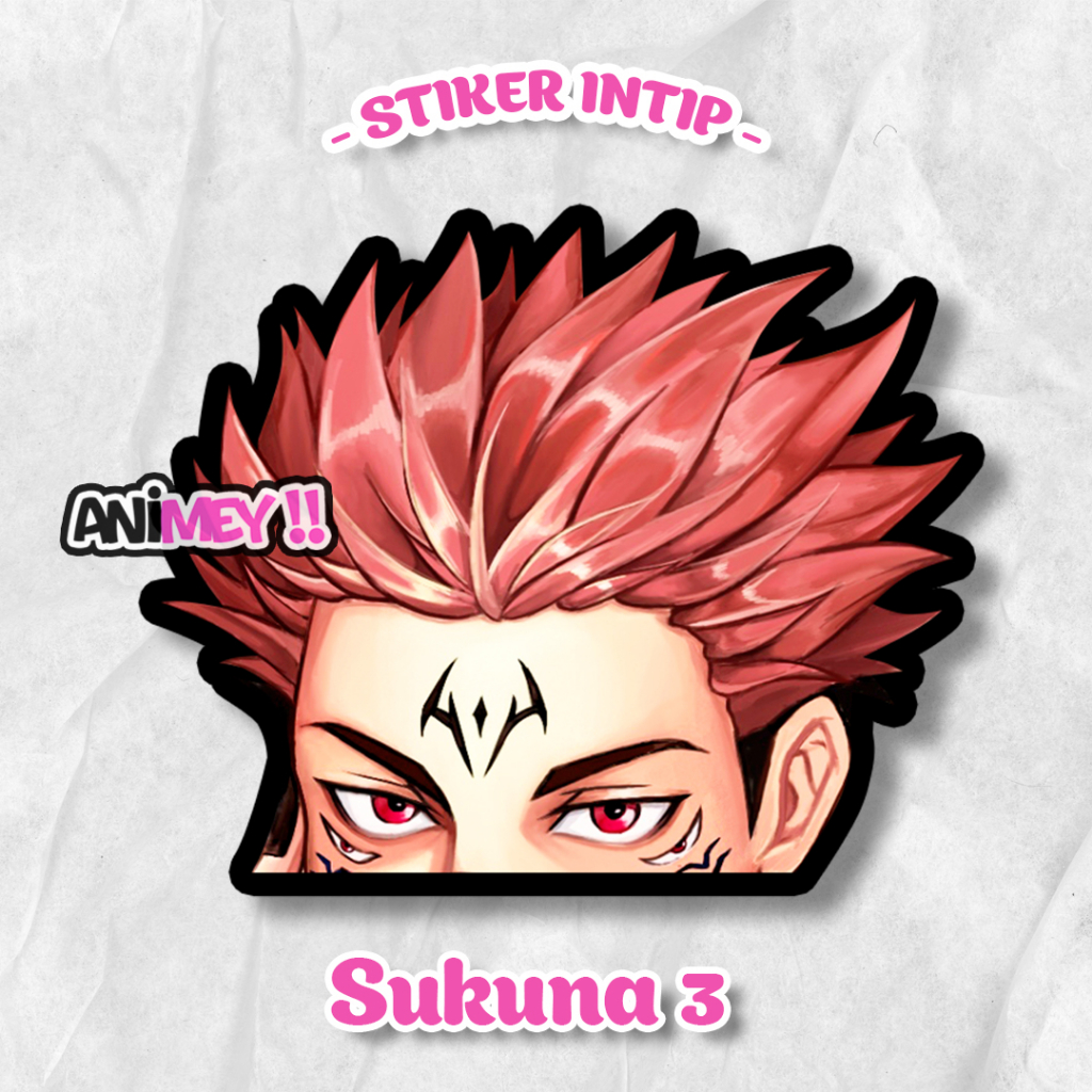 Jual Stiker Intip Sukuna / Sticker Anime Waterproof | Shopee Indonesia