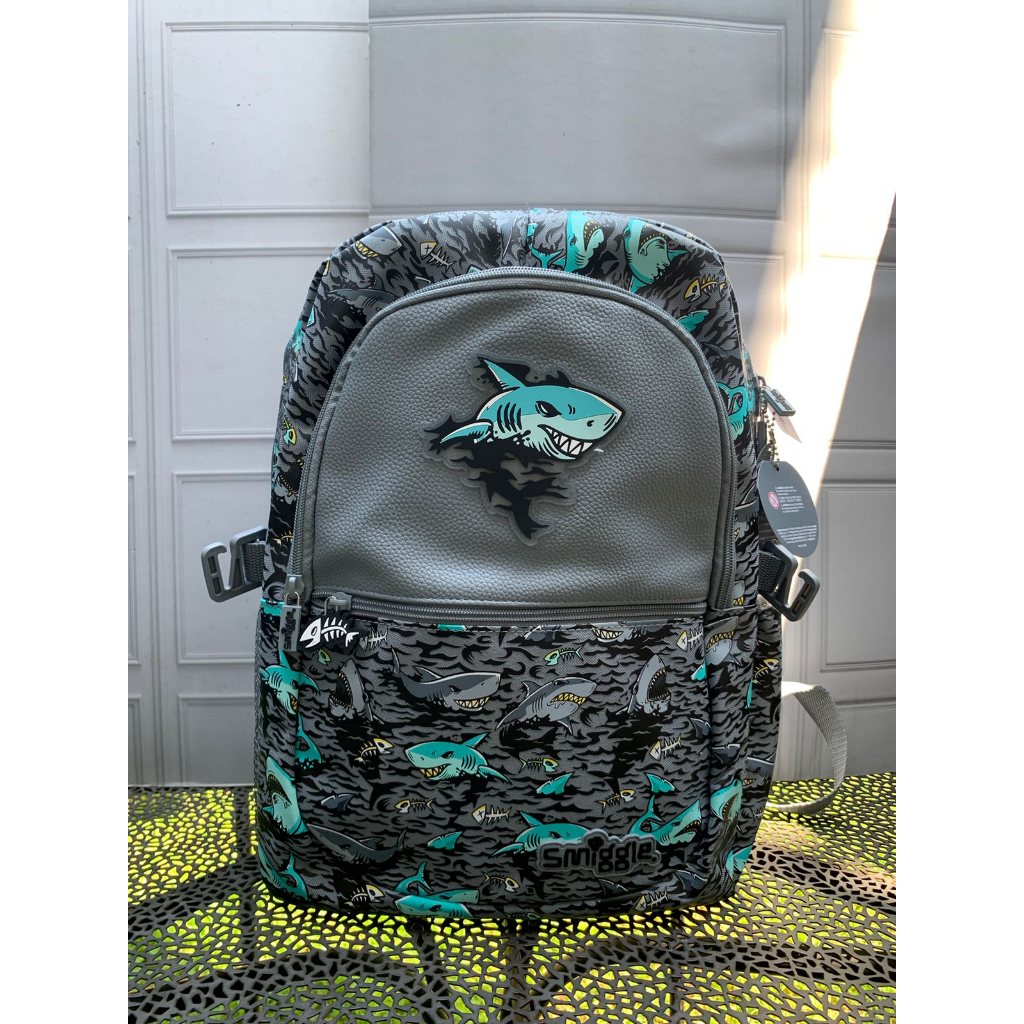 Jual SMIGGLE WILD SIDE CLASSIC BACKPACK SHARK - TAS RANSEL SMIGGLE ...