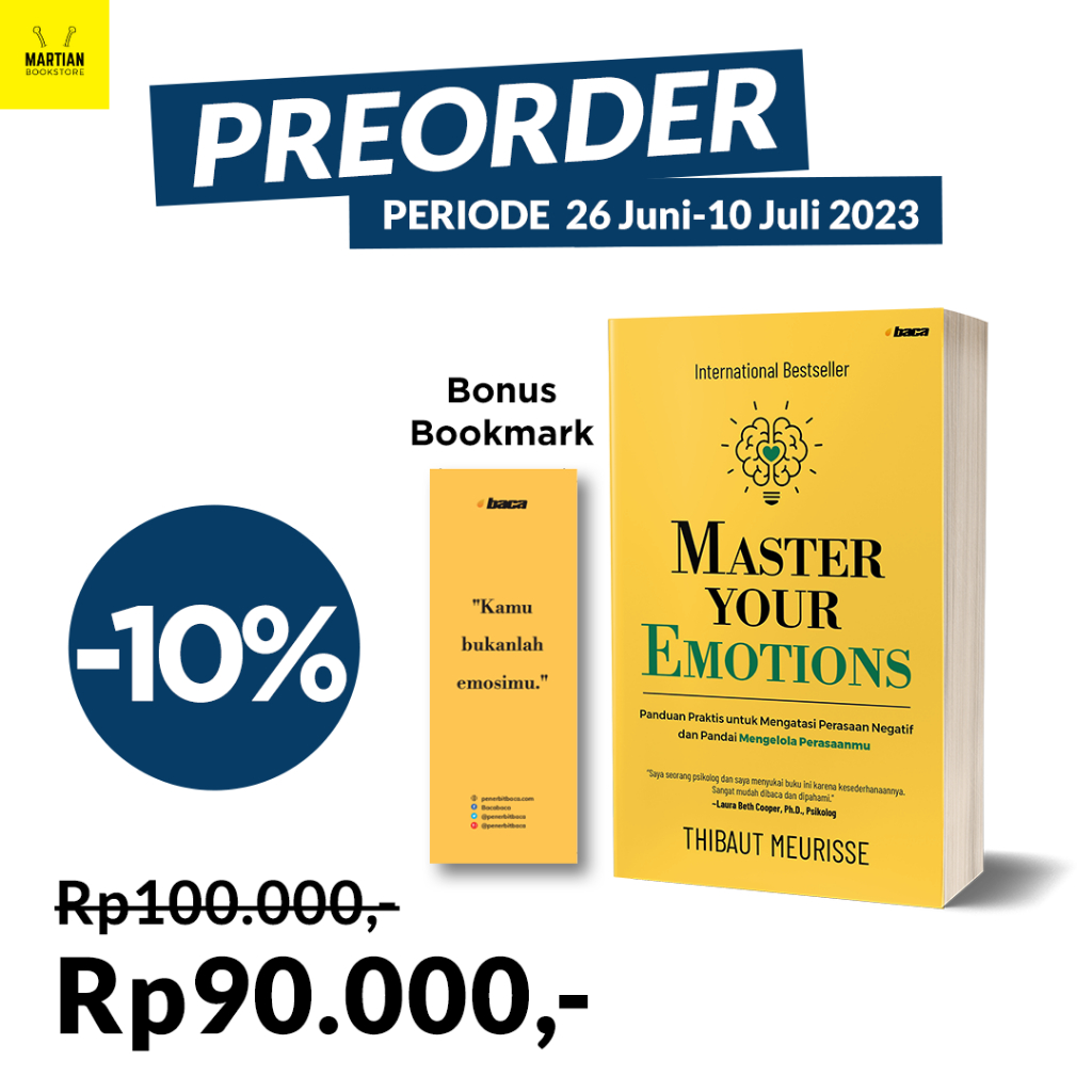 Jual Master Your Emotions - Thibaut Meurisse | Shopee Indonesia