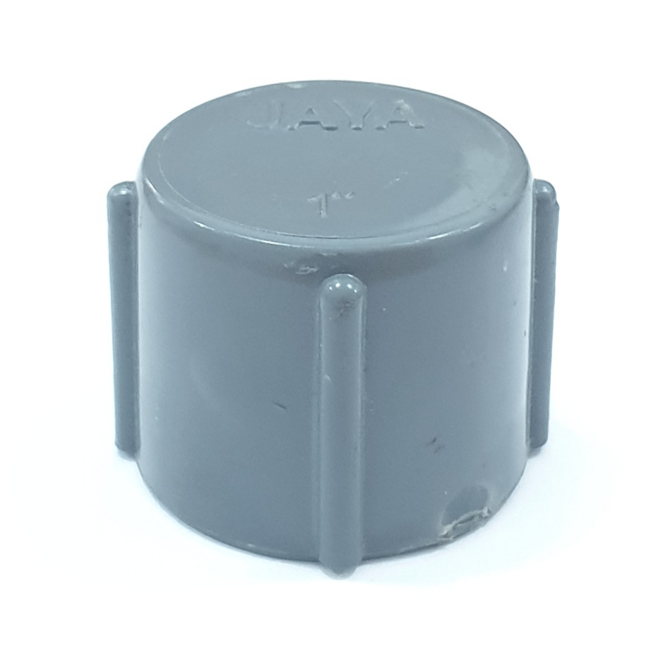 Jual 4 Pcs Jaya ORI Dop Pvc TS 1" Dop Polos Pvc / Cap Pipa Air Pvc ...