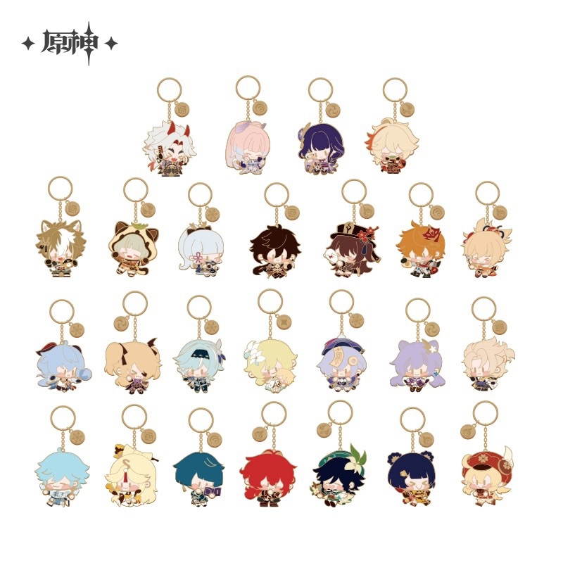 Jual [READY STOCK] GENSHIN IMPACT OFFICIAL METAL KEYCHAIN | Shopee ...