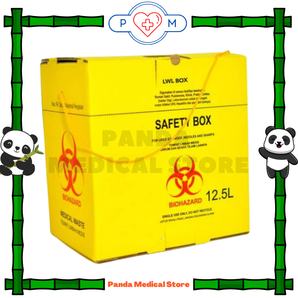 Jual Safety Box / Kotak Sampah Limbah Medis 12,5ltr | Shopee Indonesia