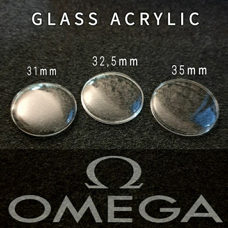 Jual Glass Kaca Acrylic Plastic Omega 31/32,5/35mm | Shopee Indonesia